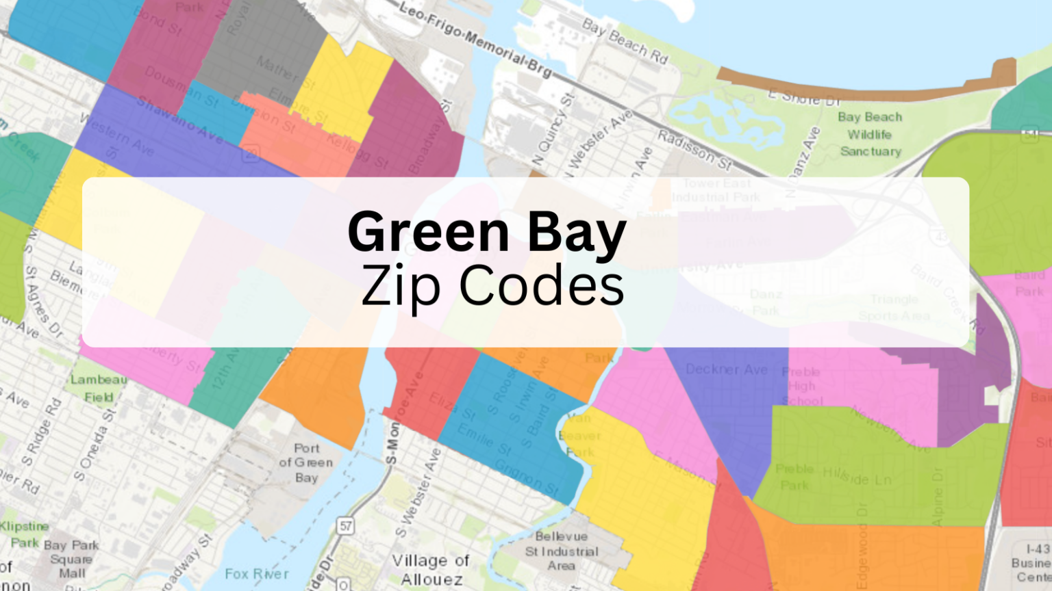 Green Bay Zip Code | Top 10 Important Zip Codes