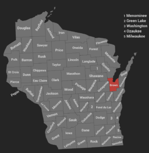 Wisconsin County Map: 4 Maps With Cities, Interactive, PDF